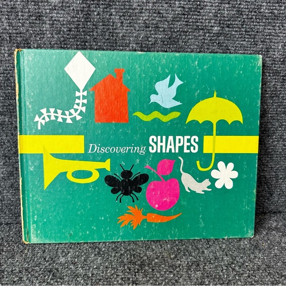 Vintage | Other | Vintage Childs Book 966 Discovering Shapes First ...